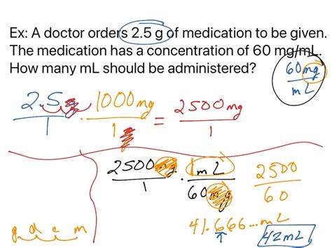 Calculate Medication Dosages Math Showme