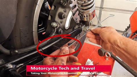 Harley Davidson Sportster Rear Axle Shaft Alignment And Belt Tension