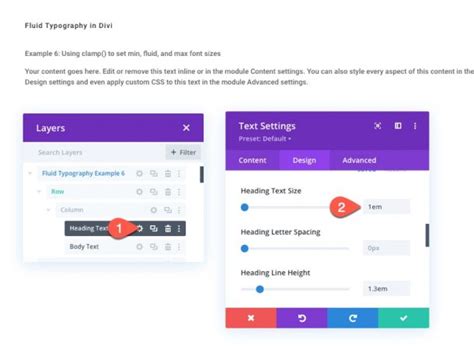 The Complete Guide For Creating Fluid Typography In Divi Methods