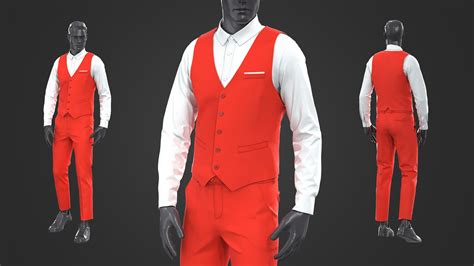 Artstation Mens Business Suit Marvelous Designer Clo 3d Project