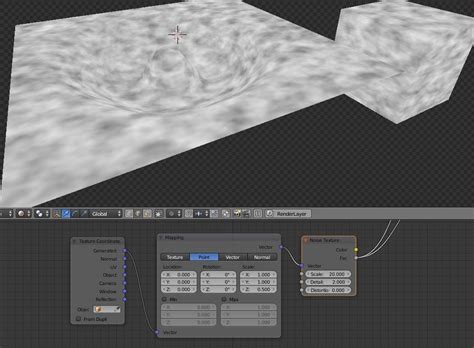 cycles blender noise texture scaled in z axis by default blender