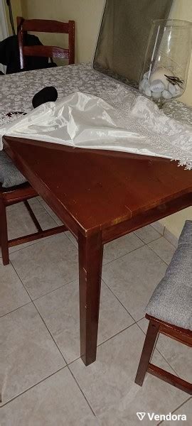 Τραπεζι κουζινας με καρεκλες € 50 00 Vendora