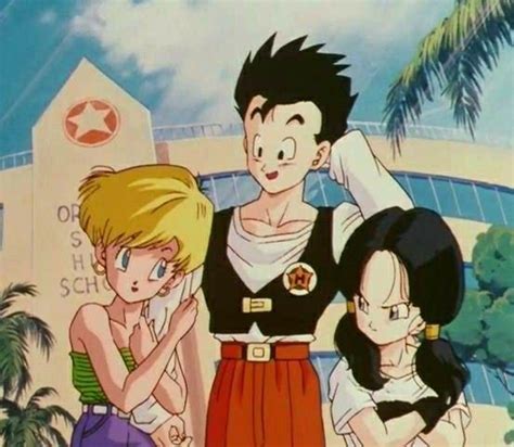 Videl Gohan And Erasa Dragon Ball Z Dragon Ball Super Akira Tarzan Y Jane Dbz Gohan Videl