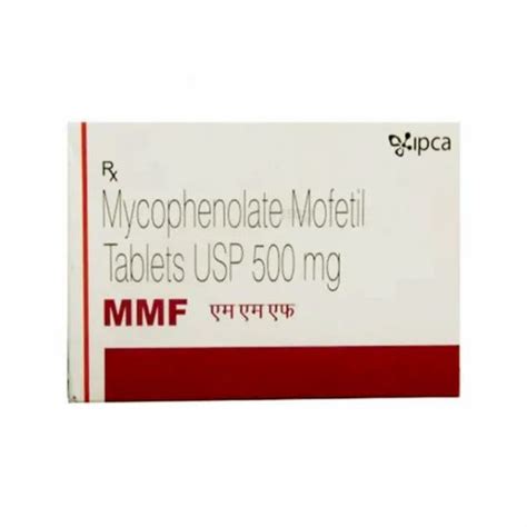 Mmf 500mg Mycophenolate Mofetil Tablet At Rs 650 Stripe Mycophenolate