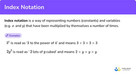 Index Notation Gcse Maths Steps Examples And Worksheet