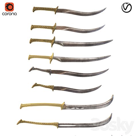 Swrod Pack 1 Miscellaneous 3d Model