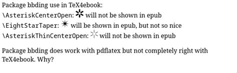 Tex4ht Bbding Seems Not To Be Completely Transmitted Via Tex4ebook