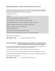 Mod Feasibilityanalysis Docx Operational Feasibility Will The