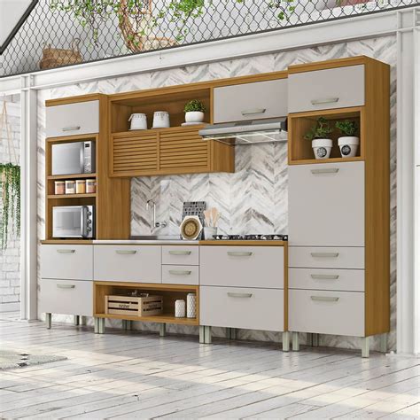 Armário Aéreo 100 MDF 2 Portas Nicho Princesa Freijó Off White