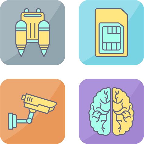 Jetpack And Sim Card Icon 44658963 Vector Art At Vecteezy