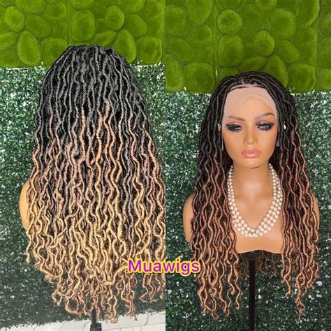 Faux Locs Wig Etsy