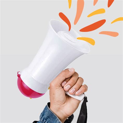 야외용 휴대접이식 미니 메가폰 행사용 확성기 마이크 온채널