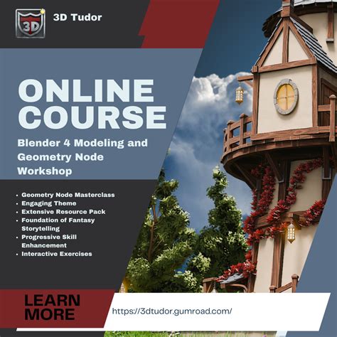 blender 4 modeling and geometry node workshop