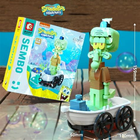 Spongebob Squidward Tentacles Toy Building Kit Compatible With Lego 120 Pieces Ages 6