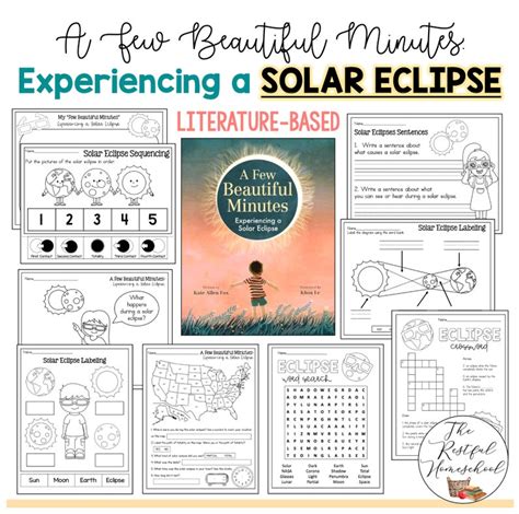 Solar Eclipse Activities A Few Beautiful Minutes Experiencing A Solar Eclipse Literature
