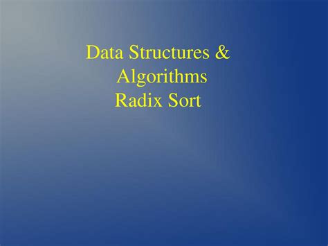 Data Structures And Algorithms Ppt Download
