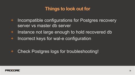 Automating Disaster Recovery Postgresql Ppt