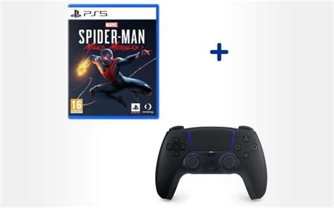 Bon Prix Sur La Manette Dualsense Pour Ps5 Avec Le Jeu Spider Man Miles