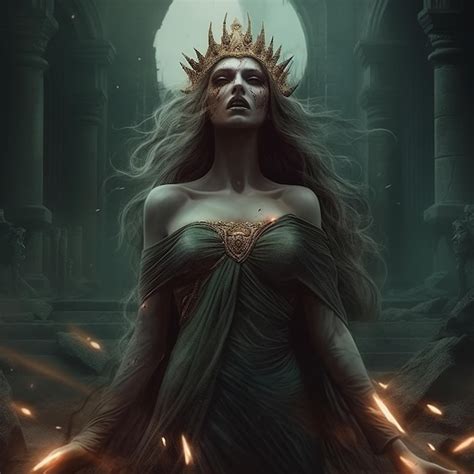 Premium Ai Image Animated Scary Woman Character Horror Scence