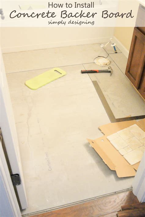 How To Install Concrete Backer Board {tile Installation Part 2} Thetileshop Thetileshop