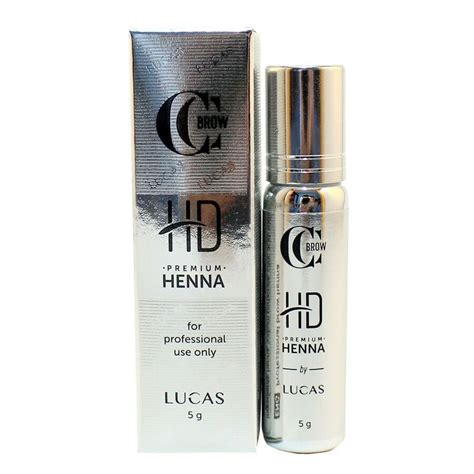 Хна для бровей Lucas Cosmetics CC Brow Premium henna HD - «Хна для ...