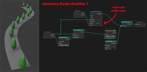 Bezier Curves Is It Possible To Link Single Float Values Across Multiple Geometry Nodes