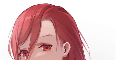 红发 无题 猫与白月のイラスト Pixiv