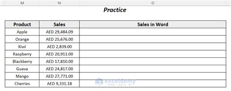 How To Spell A Number In Dirhams In Excel 2 Ways