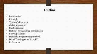 Global And Local Sequence Alignment Pptx