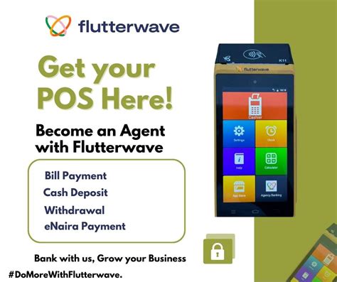 Own A Flutterwave Android Pos Flutterwave Pos Agents