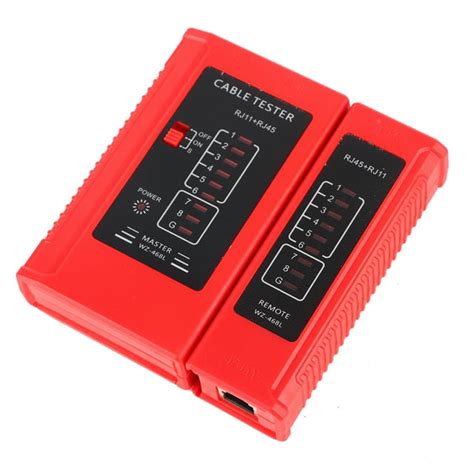 Wz 468 Rj45 And Rj11 Network Cable Tester Ethernet Lan Network Test