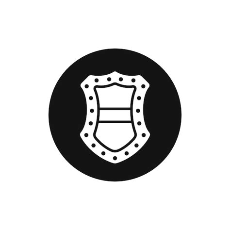 Premium Vector Medieval Shield Vector Icon