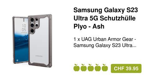 UAG Galaxy S23 Ultra 5G Schutzhülle Plyo Clear Ash