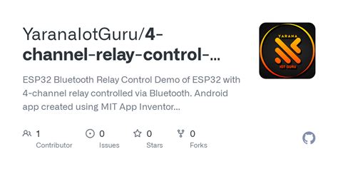GitHub YaranaIotGuru Channel Relay Control Android App Blutooth And Esp ESP Bluetooth