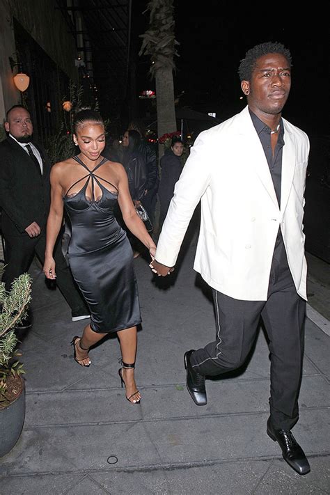 Lori Harvey Rocks Slinky Corset Dress And Holds Hands With