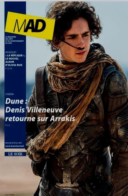 Timothee Chalamet Magazine Mad Neuf 2024 Rare Eur 890 Picclick Fr
