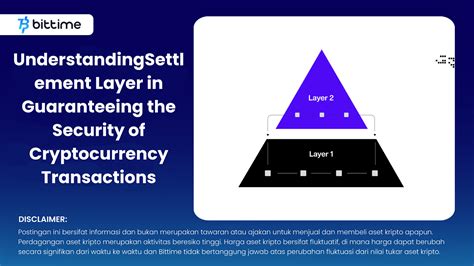 Understanding Settlement Layer In Guaranteeing The Security Of Cryptocurrency Transactions Bittime
