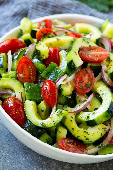 Cucumber Tomato Salad-This cucumber tomato salad is full of fresh ...