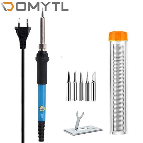 조절기 키트와 전기 납땜 인두 60w 전기 손 도구 수리 용접 Pcb 교체 납땜 인두 팁 장비 용접 장비