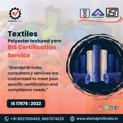 Textiles Yarn Bis Certification Service In New Delhi Id 2854227269355