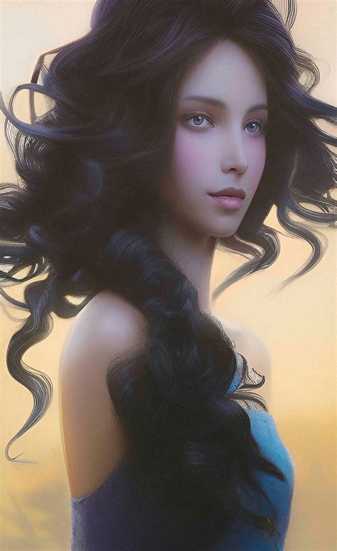 Raven Haired Beauty By Serendigity Art On Deviantart