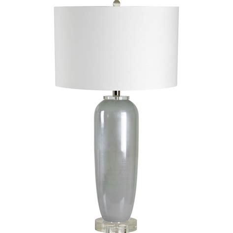 Notre Dame Design Carlen 30 Inch Table Lamp With Off White Cotton Shade
