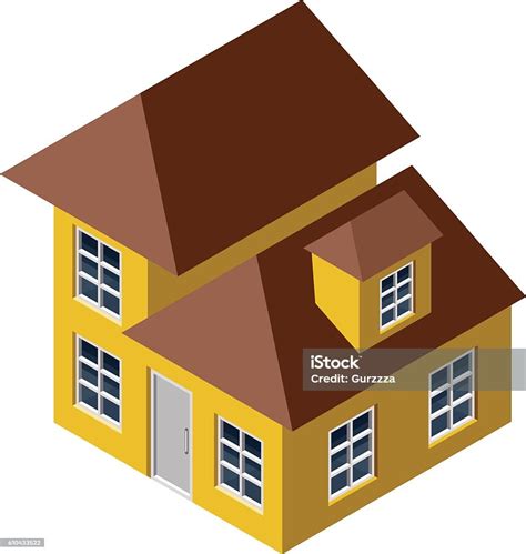 3d 이소메트릭 하우스 3차원 형태에 대한 스톡 벡터 아트 및 기타 이미지 3차원 형태 거리 건물 외관 Istock