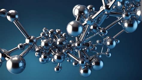 Premium Photo A 3d Rendering Of A Molecular Structure A 3d Rendering