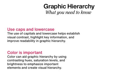 Manual Typographic Hierarchy Myfonts