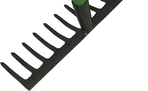 12 Tooth Teeth Replacement Rake Head Garden Lawn Leaf Leaves Metal