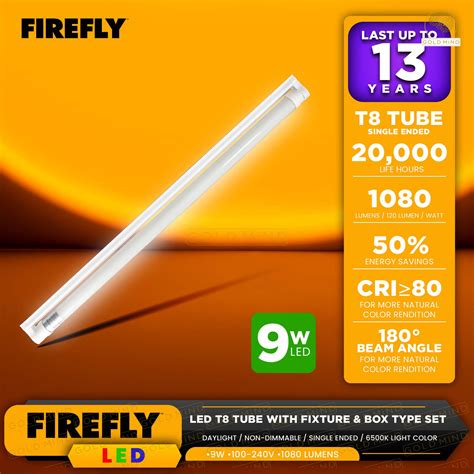 Firefly Led T8 Tube With Led Starter And Tube Box Type Set Single Ended