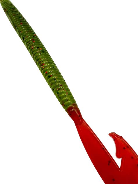 575” Assault Worm Hybrid Watermelon Red Cradle 2 Grave Fishing