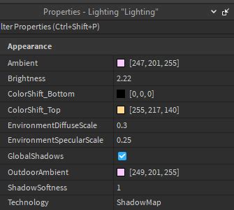 Lighting Settings ShopDeHapy