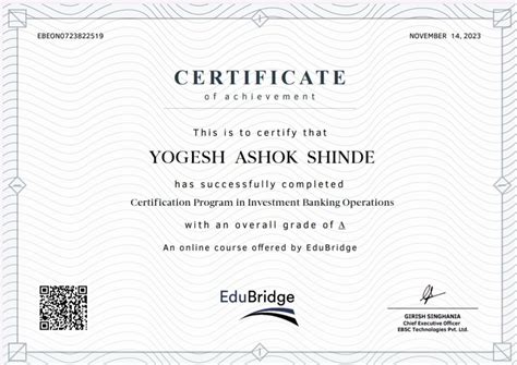 yogesh shinde on linkedin thankyouedubridge certificateofcompletion